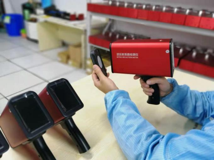 Traffic Sign 1.7kg Reflectometer For Road Marking DC 8.4V